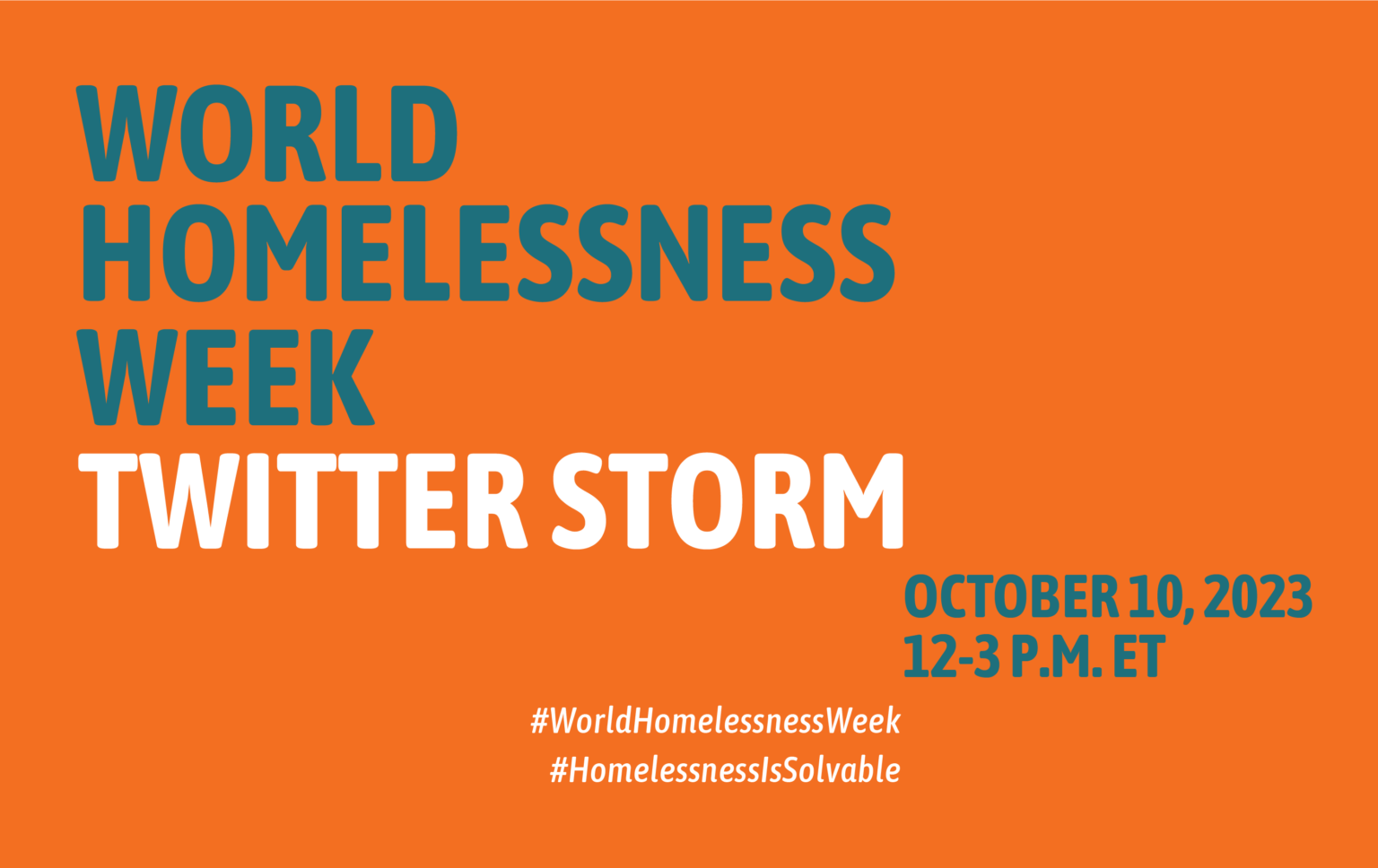 World Homelessness Week - Community Solutions