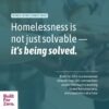 World Homelessness Week - Community Solutions